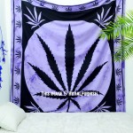Twin Weed Tapestry, Marijuana Leaf Tapestry Wall Hanging Bedding - RoyalFurnish.com
