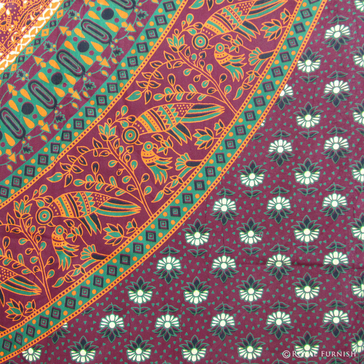 Psychedelic Indian Mandala Tapestry Throw Dorm Room Wall Hanging ...