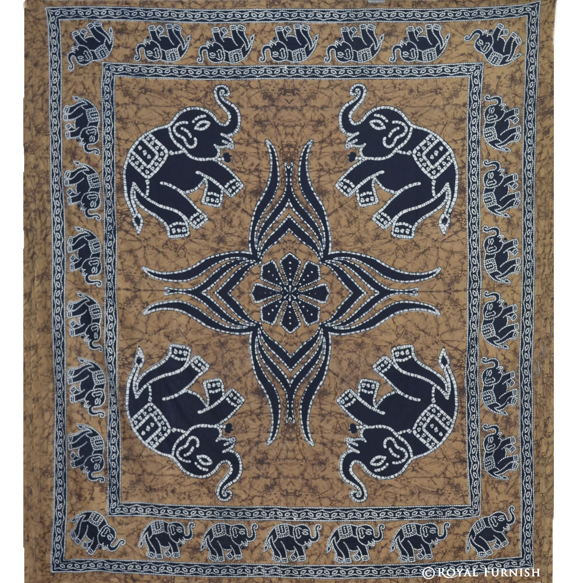 Indian Elephant Handloom Hippie Tapestry Wall Hanging For Dorm ...