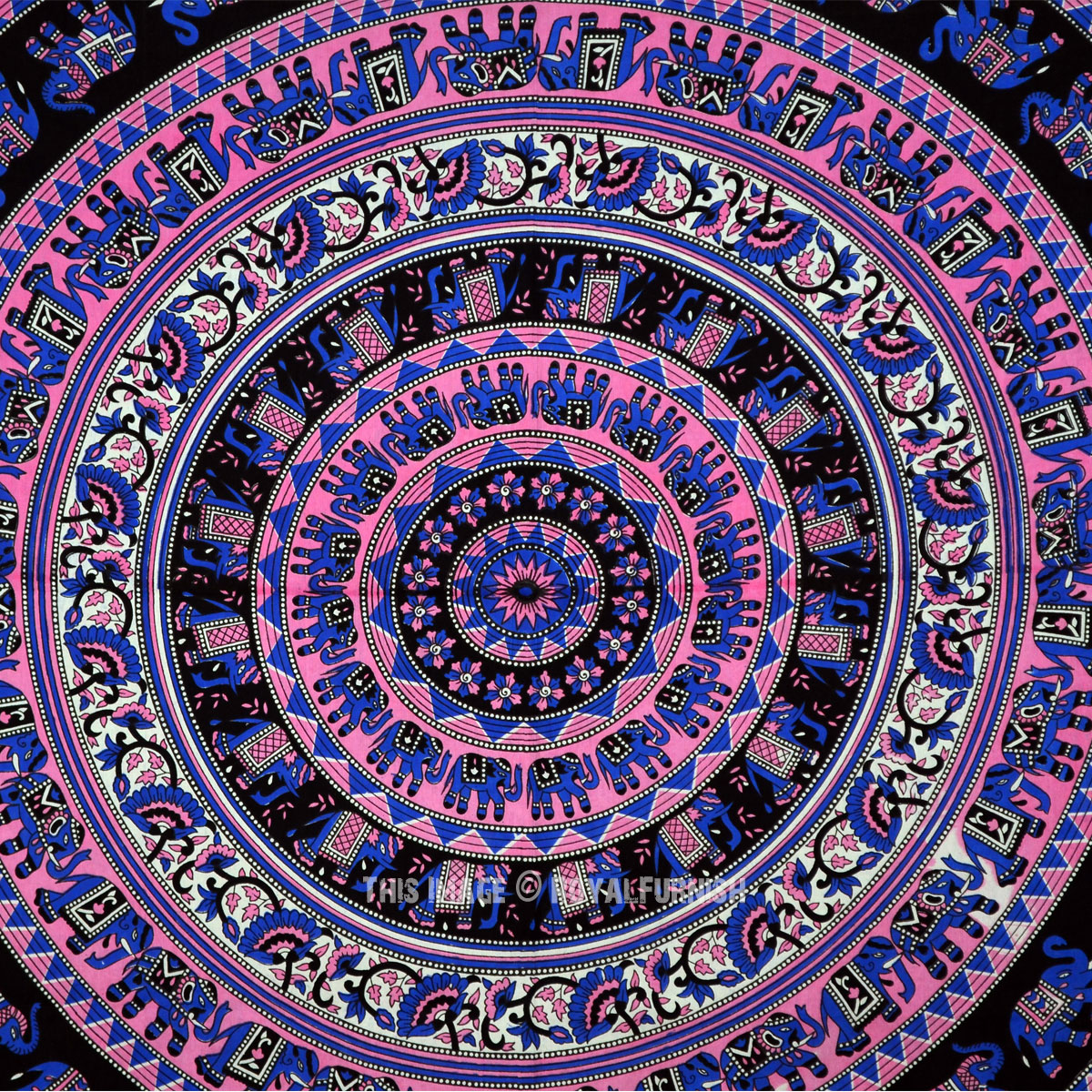 Bohemian Designs In A Circle