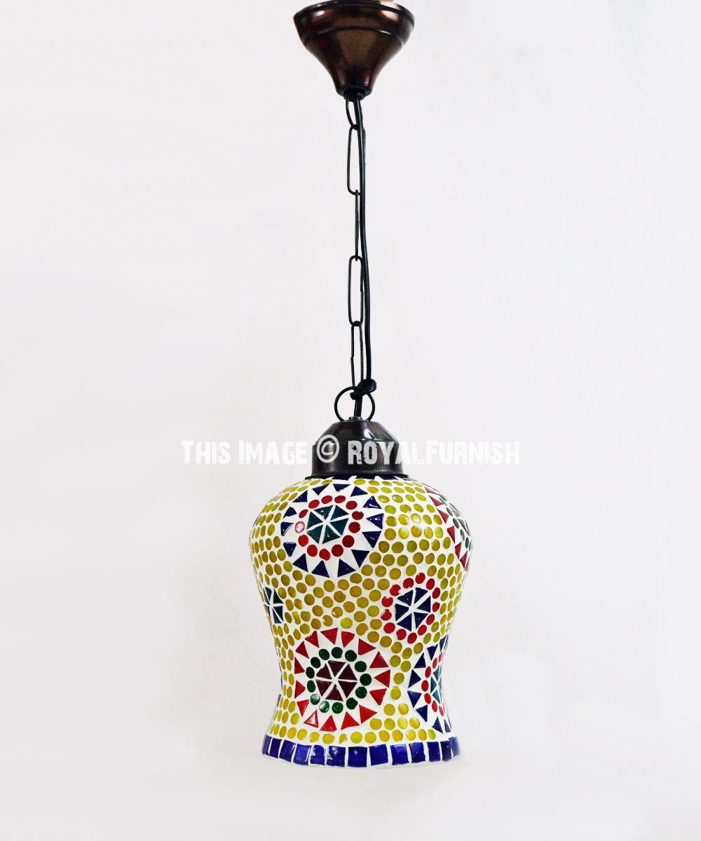Ceiling Hanging Turkish Mosaic Glass Pendant Lamp Lantern ... Ceiling Hanging Turkish Mosaic Glass Pendant Lamp Lantern ...