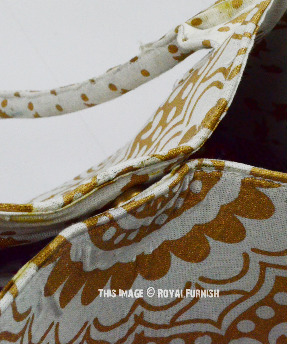 Sparkly Gold Designer Beach Bag for Women - RoyalFurnish.com