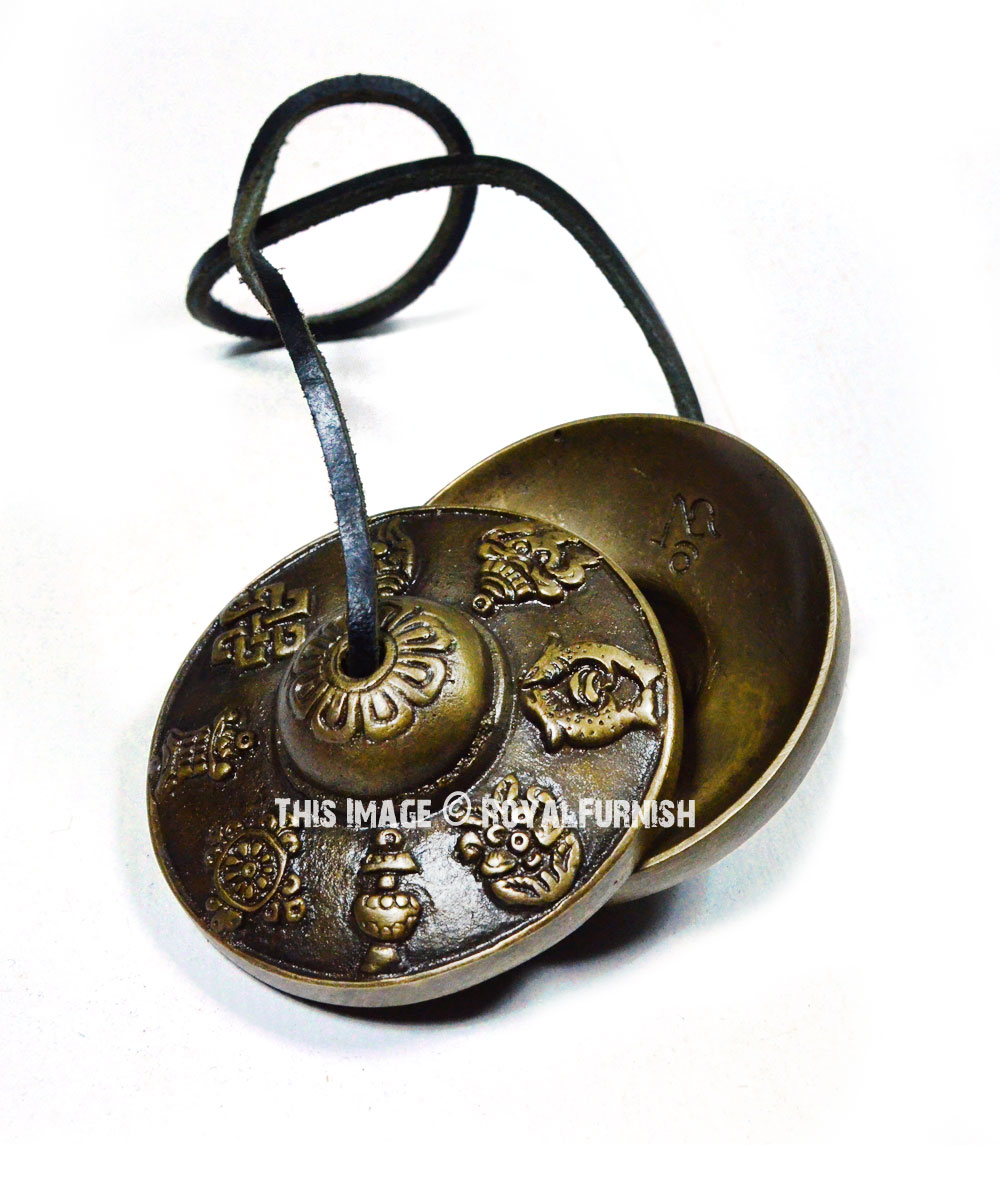 Tibetan Brass Tingsha Cymbals - Sound Healing & Meditation ...