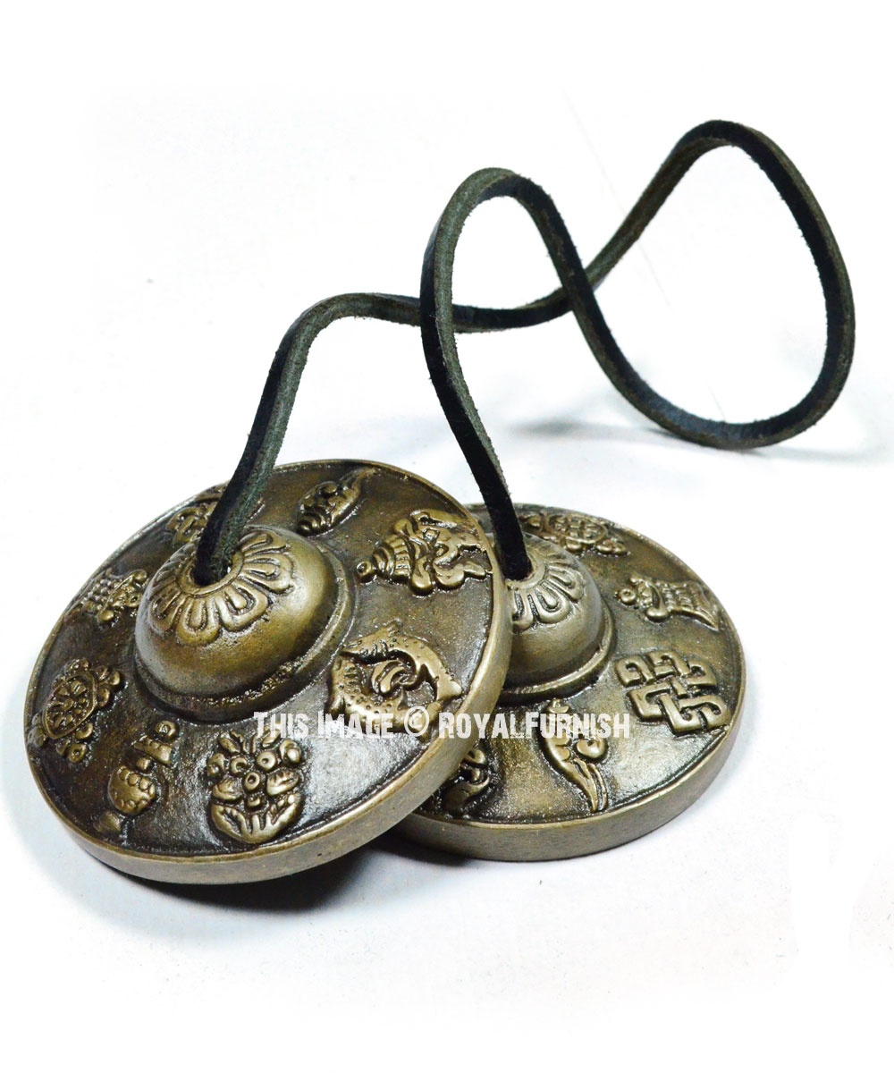 Tibetan Brass Tingsha Cymbals - Sound Healing & Meditation ...