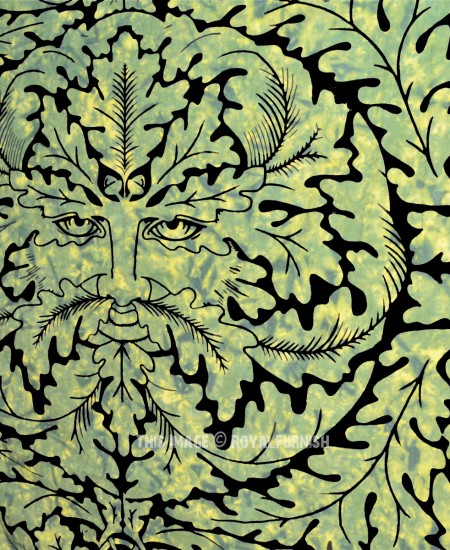 Small Green Man Tapestry Wall Hanging, Indian Hippie Bedding ...